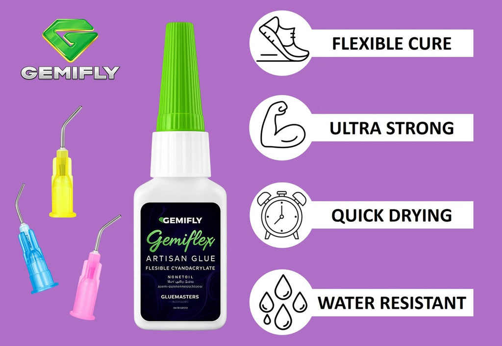 Gemiflex Shoe Bedazzling Glue Kit | Exclusive to Crystal Parade