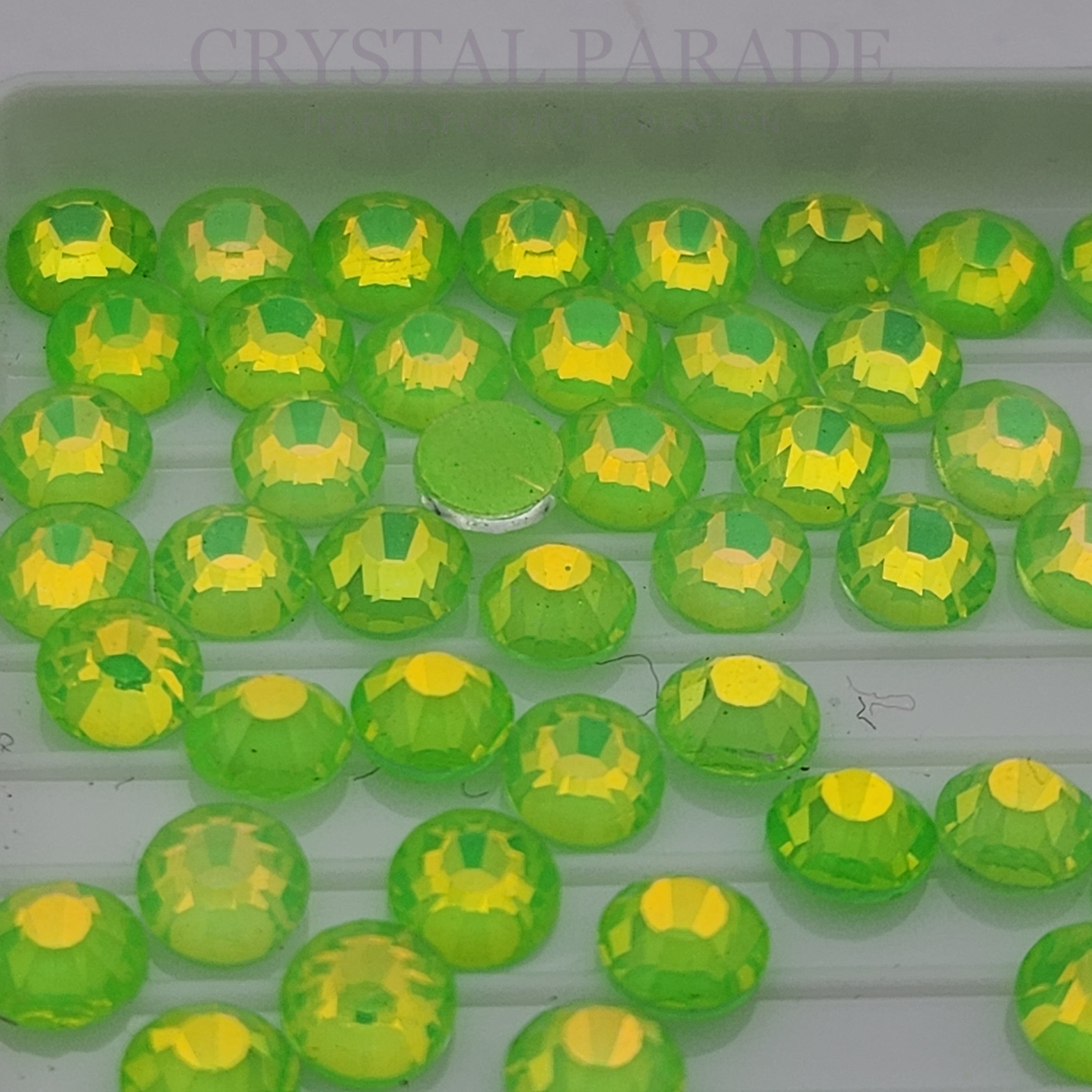 Sparkle & Save with Luna rhinestones Non Hotfix Crystals - Lime Neon Opal