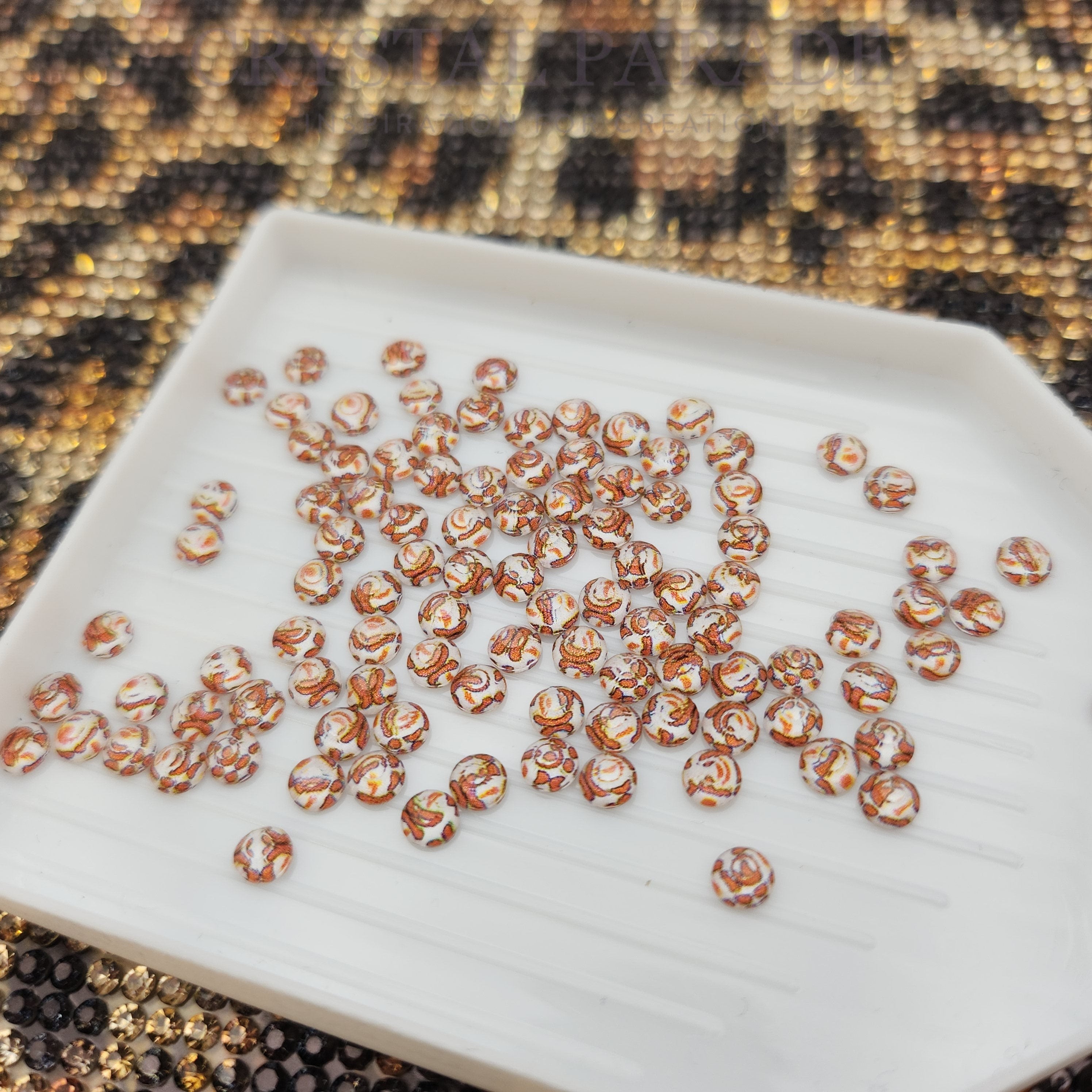 Stunning Sparkle Luna Crystals - Leopard Print!