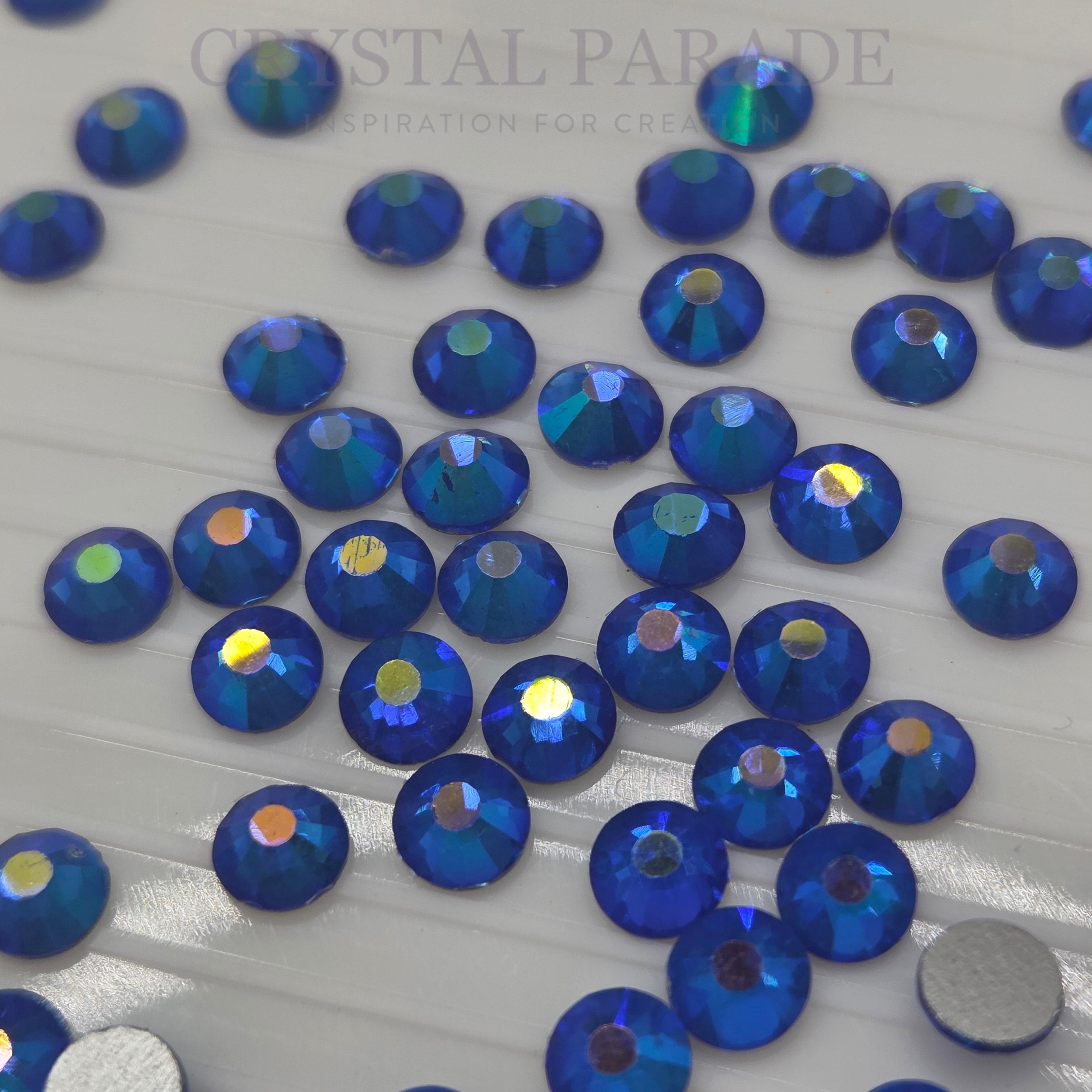 Fabulous sparkle with Luna Non Hotfix Rhinestones - Sapphire AB