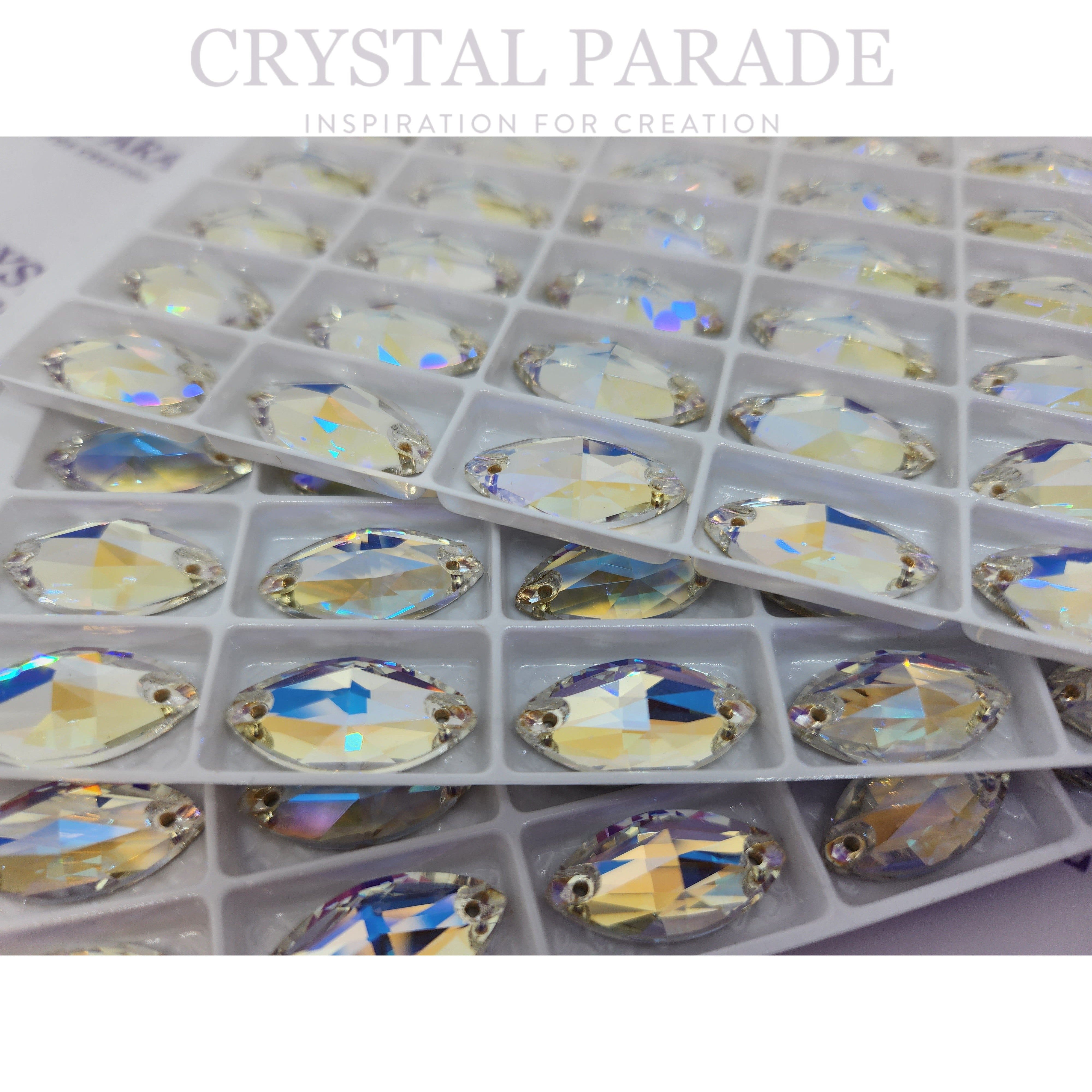 Crystallize your costumes with Zodiac Crystal Navette Sew on Stones