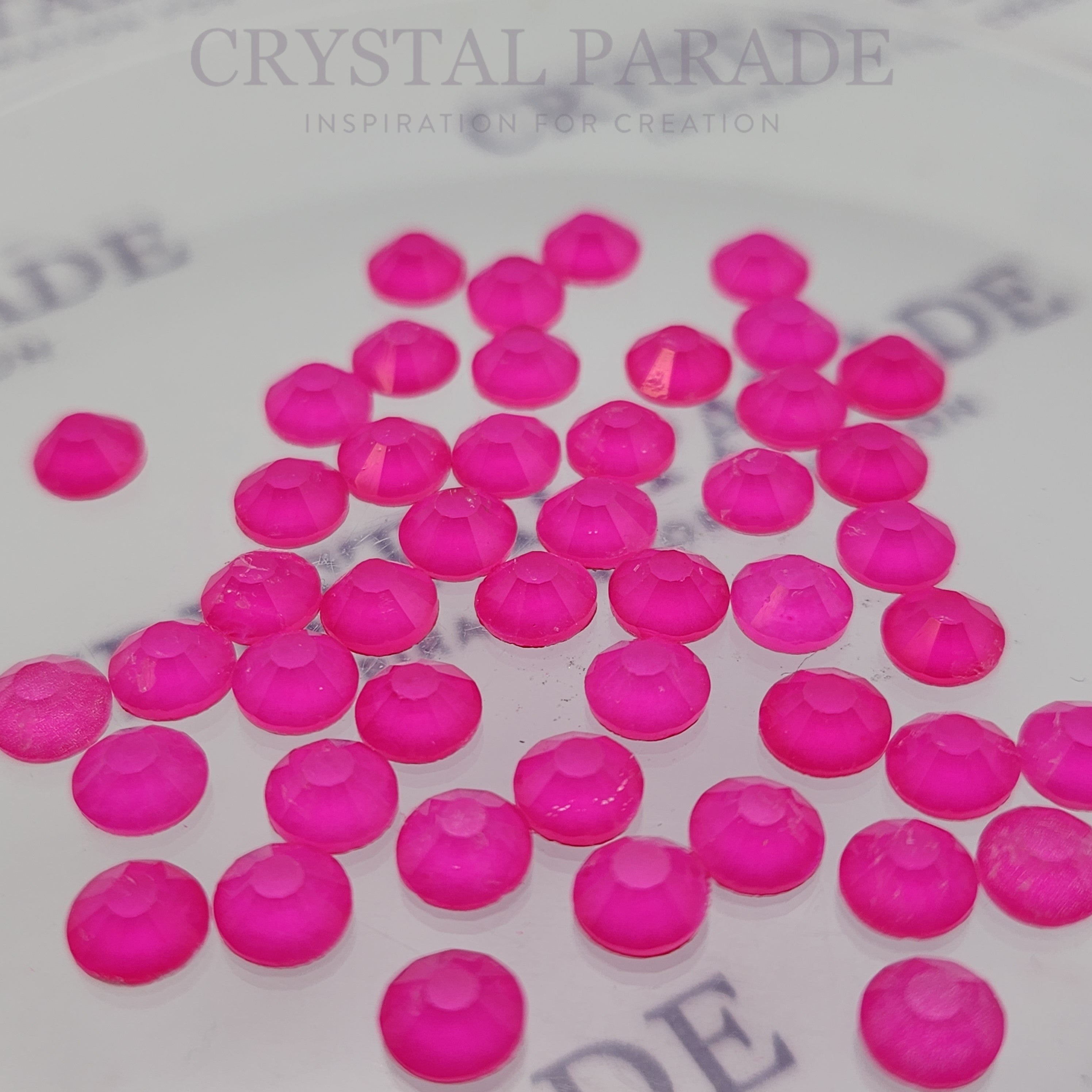 Sparkle with Luna Non Hotfix Rhinestones - Bright Neon Pink