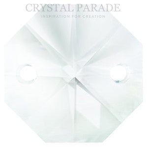 Octagon Chandelier Crystals (Four Holes) - Ideal for chandelier making