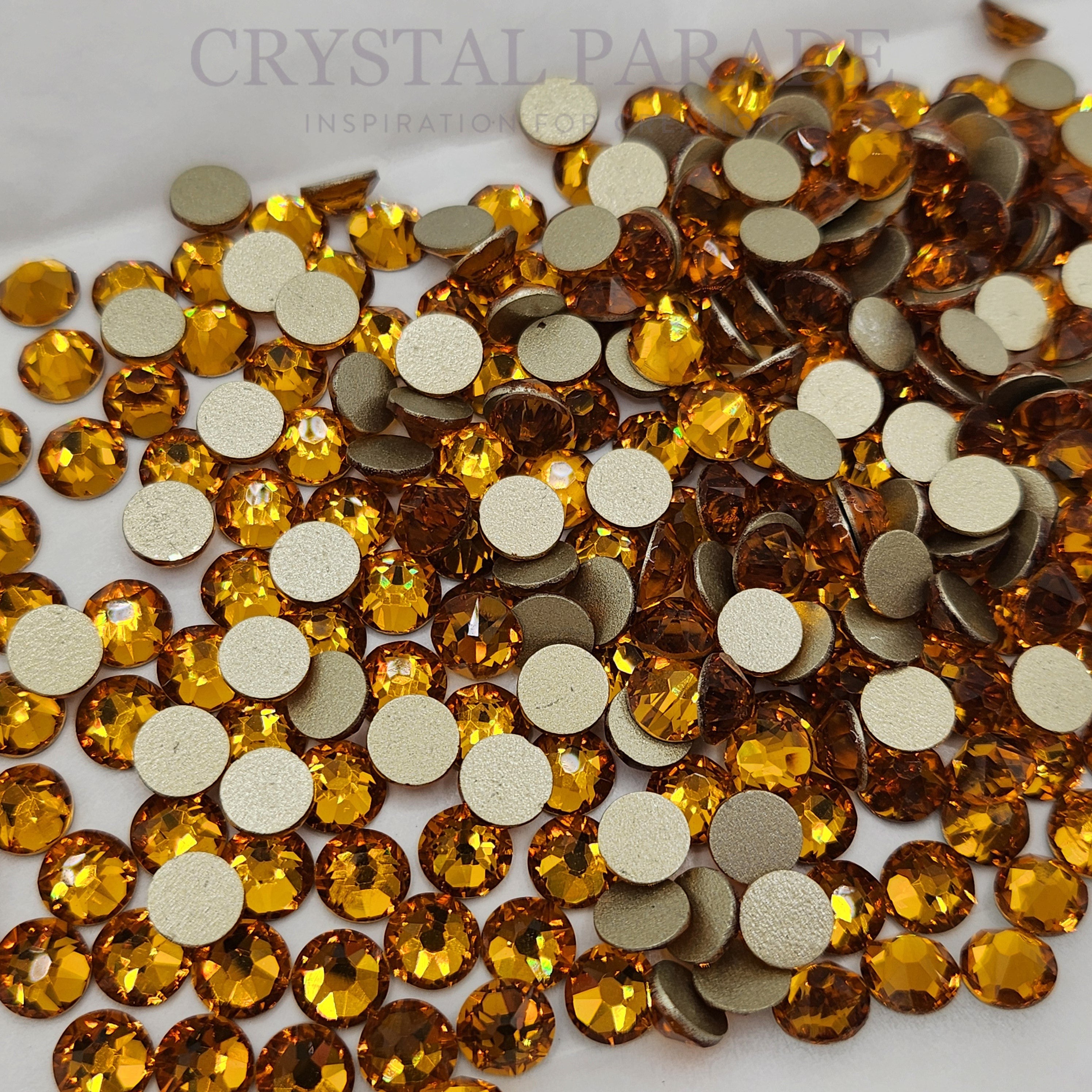 Let's sparkle with Zodiac Non Hotfix Crystals - Topaz