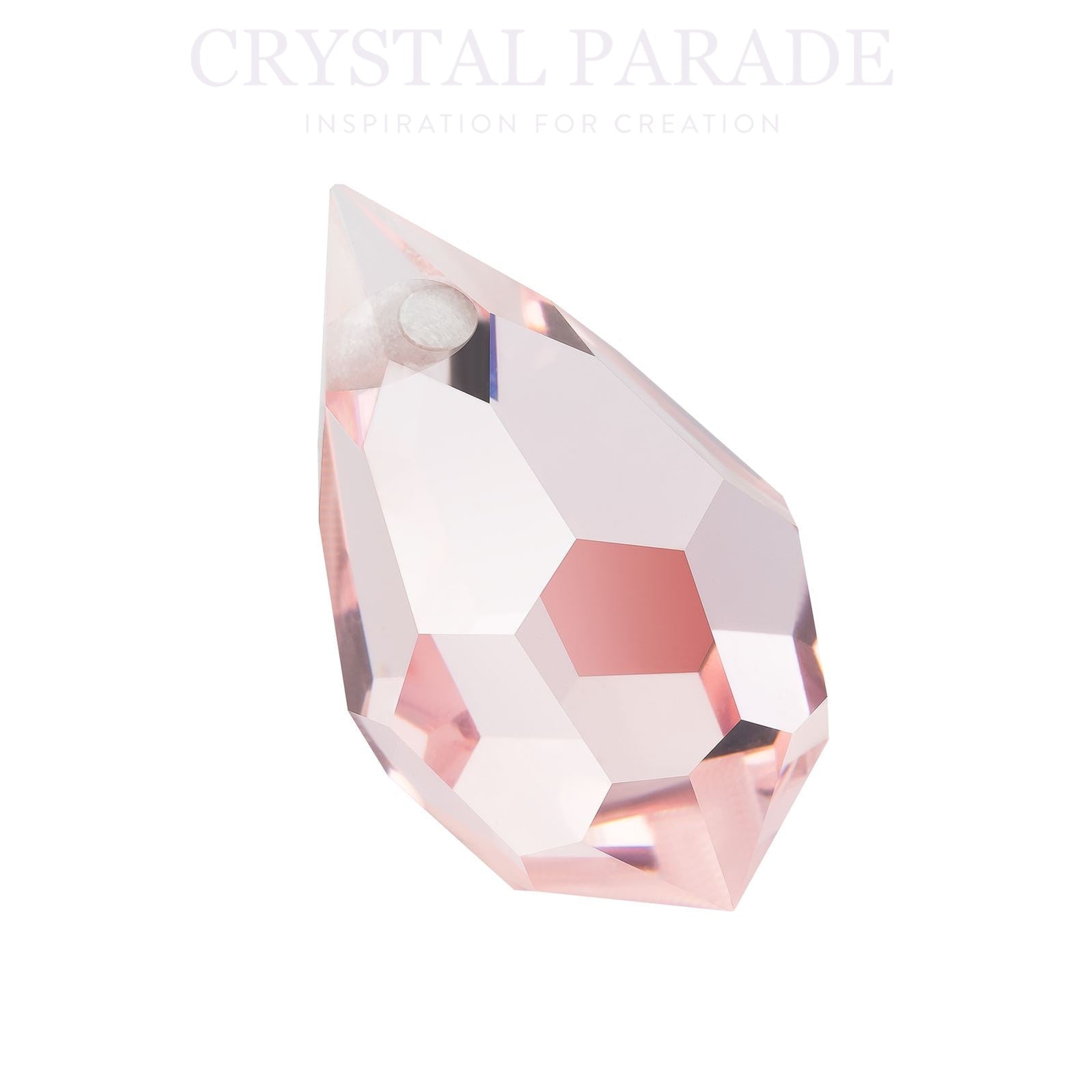 Sparkling Preciosa MC Drop Pendant 681 - Light Rose!