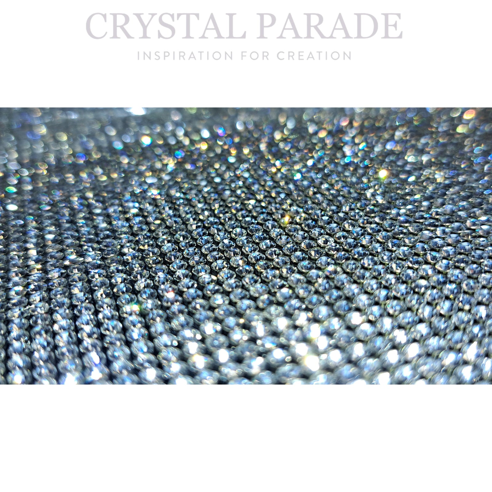 Hotfix Transfer Rhinestone Sheet SS8 Crystal - 24cm x 39cm