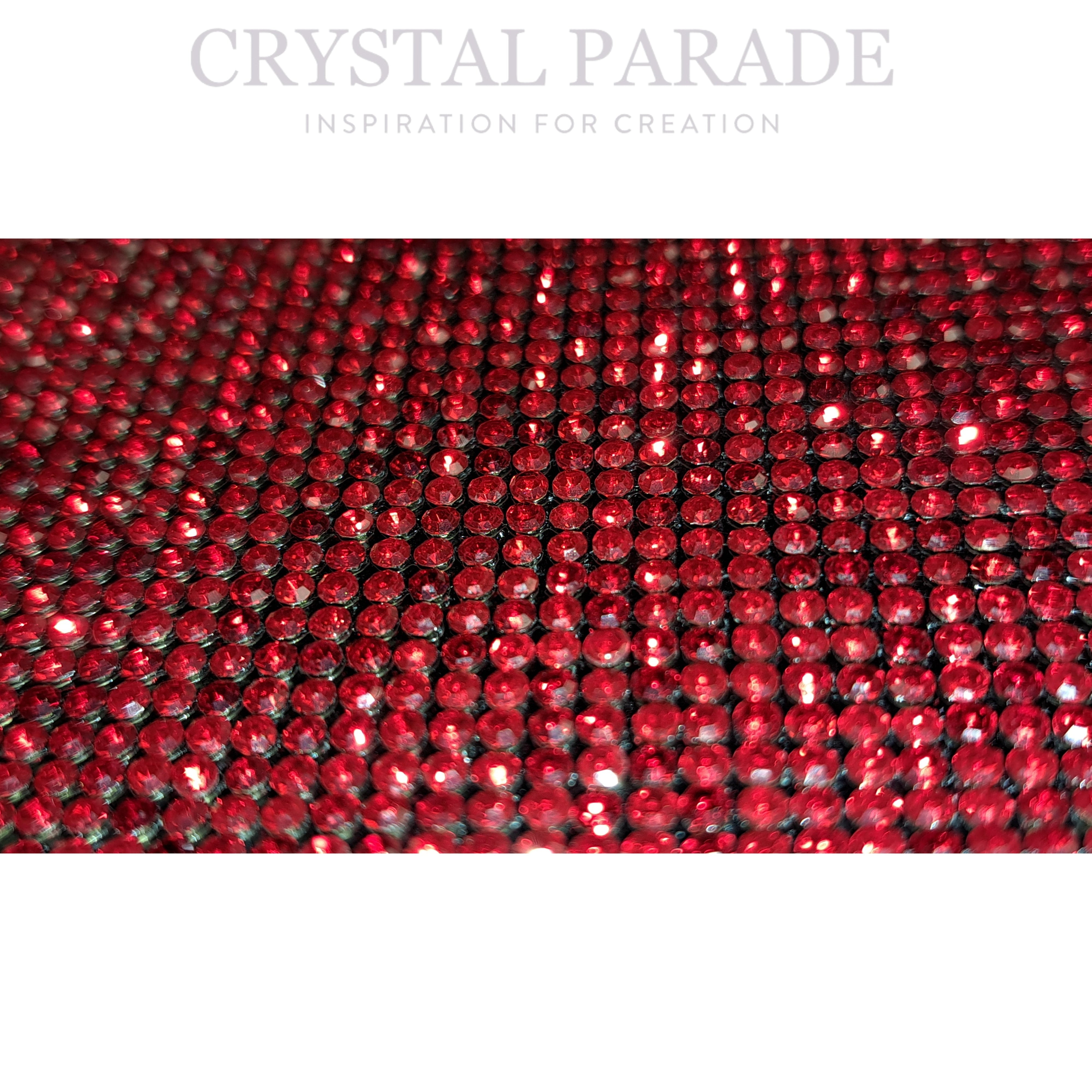 Hotfix Transfer Rhinestone Sheet SS8 (2.7mm) Red - 24cm x 39cm